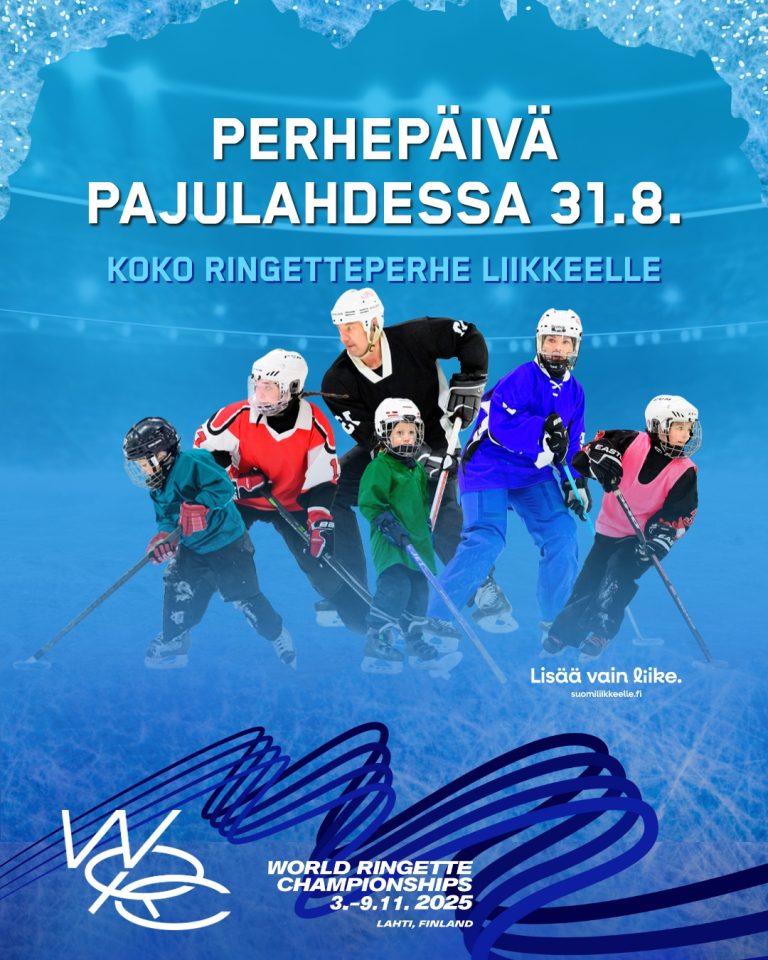 Perhepäivä 31.8. Pajulahdessa - Suomen Ringetteliitto ry